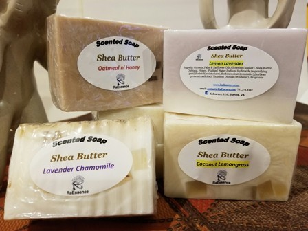10 Fragrance Soap Bars – RaEssence Shea Butter